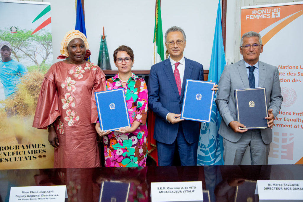 La coopération italienne accompagne ONU Femmes pour renforcer la ...